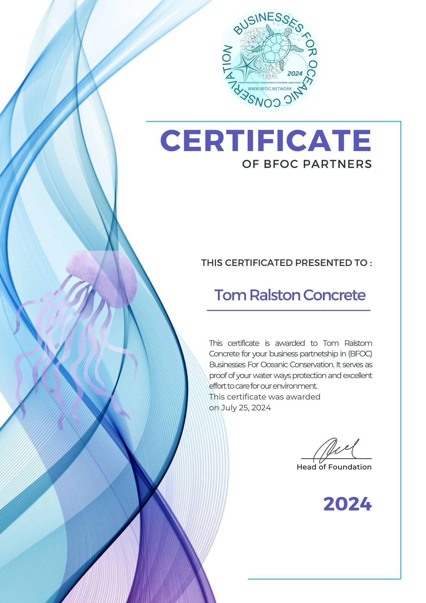 BFOC – Businesses For Oceanic Conservation